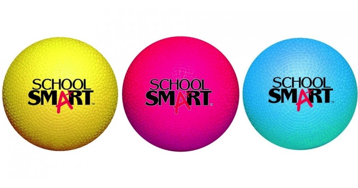 School Smart Rubber Playground Ball Just $3 @ Walmart