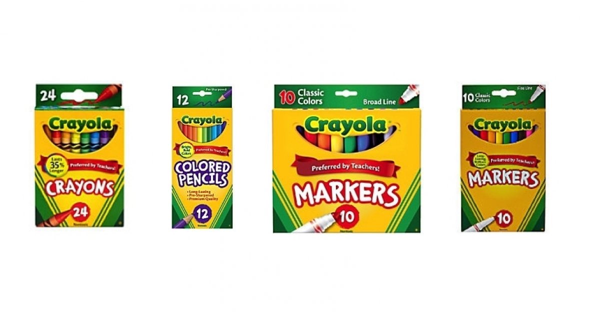 Crayola Crayons 50¢ (Markers & Pencils Just $1) @ Office Depot