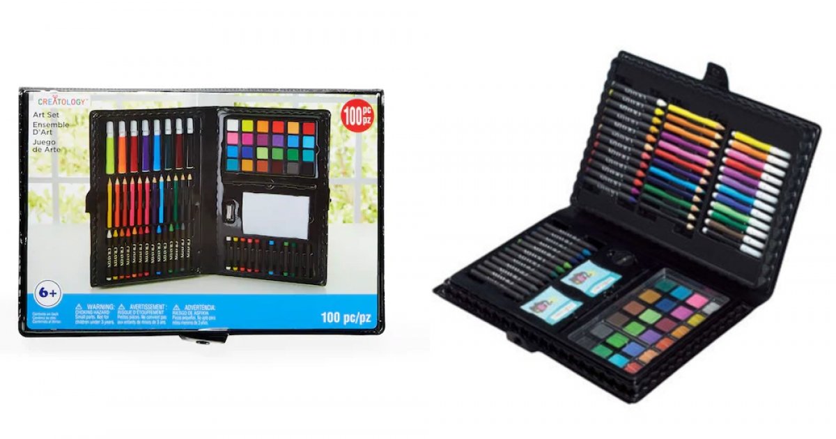 Kids 100 Piece Art Set Just $2.50 @ Michaels