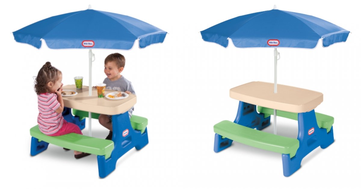 Little Tikes Jr. Play Table With Umbrella Down To $36 @ Walmart