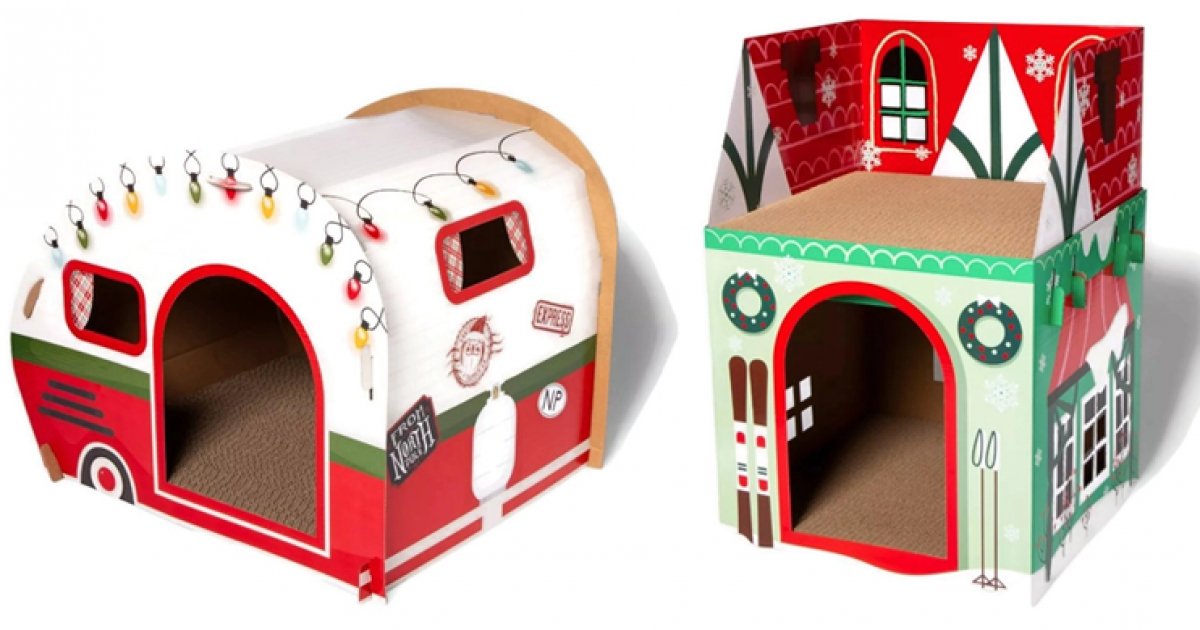 A First Look At Target's New Cat Holiday Scratchers!