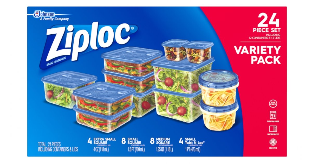 Ziploc Storage Variety Pack Just $6.78 @ Walmart