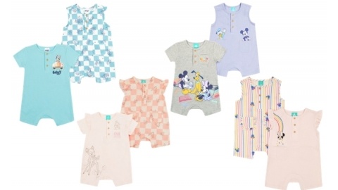 These Adorable Disney & Bluey Baby Rompers Are Just $7 for a 2-Pack!