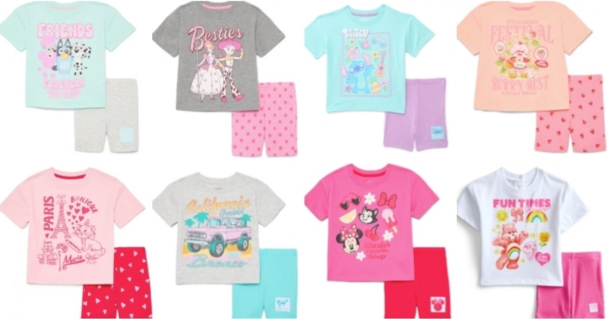 These Toddler Character 2-Piece Sets Are Just $7 at Walmart (Bluey ...
